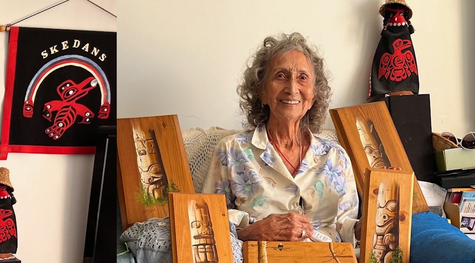 Blind Haida artist swing dances, stitches at 92 - West Coast NOW